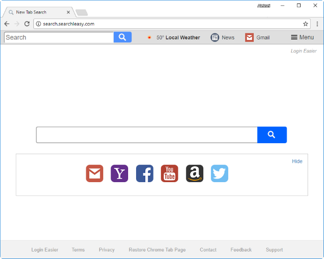 How to remove Login Easier New Tab from Google Chrome, Mozilla Firefox ... How to remove Login Easier New Tab from Google Chrome, Mozilla Firefox ...
